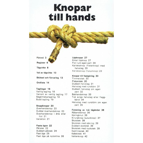 Knopar till hands